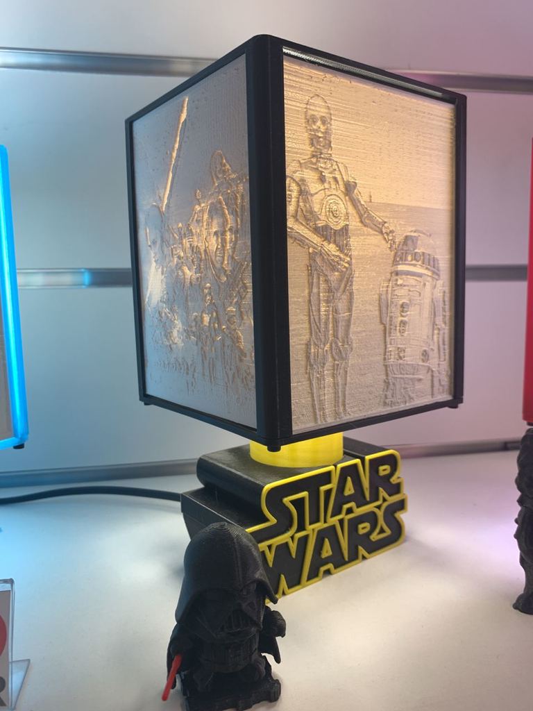 lampara litofanía Star Wars by Innovaland 3D | Download free STL model ...