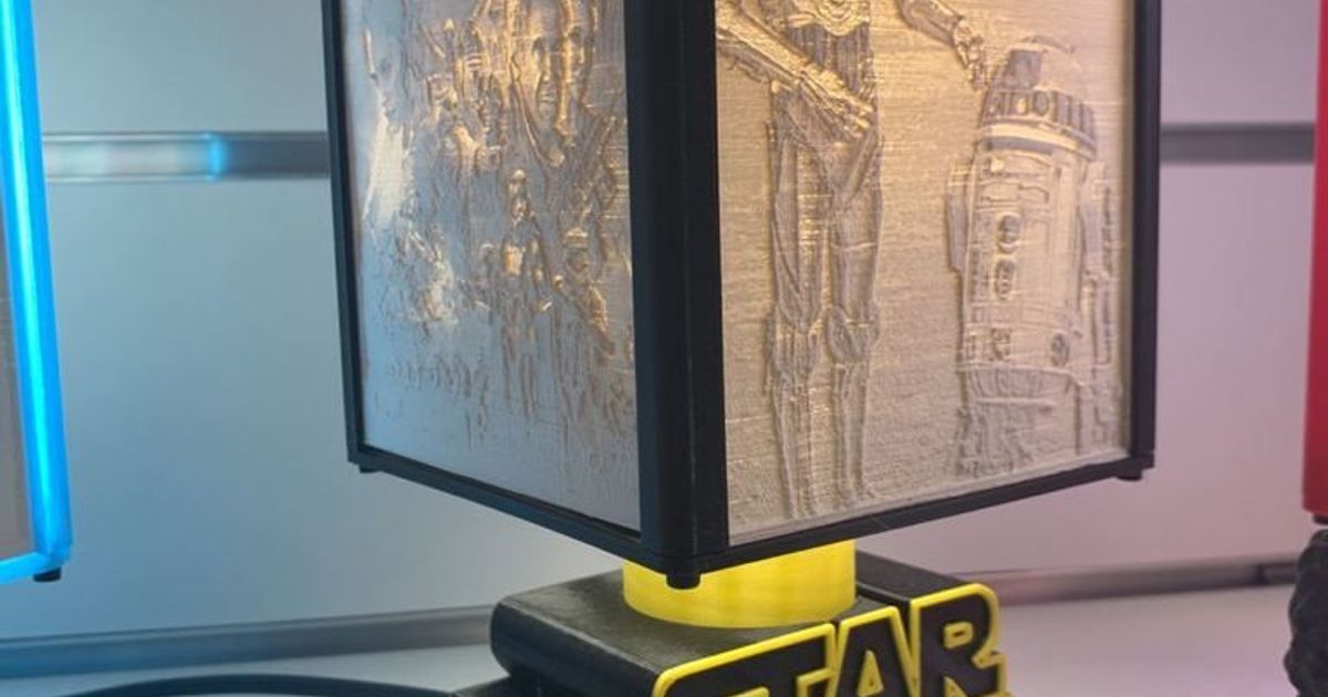 lampara litofanía Star Wars by Innovaland 3D | Download free STL model ...