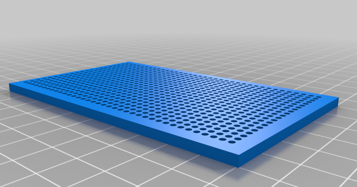 Perforated Board / Proto Board by Fujin Raijin | Download free STL ...