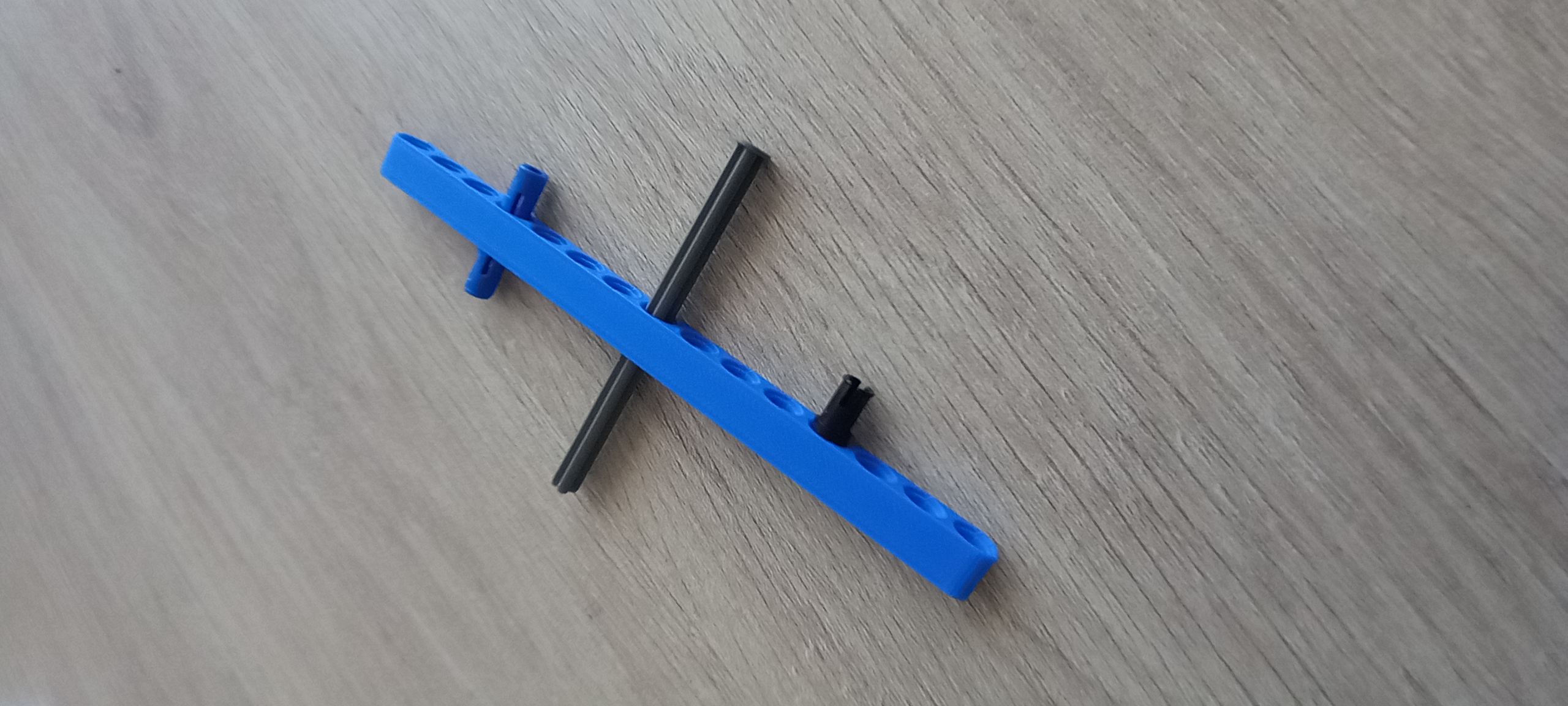 15 stud lego technic beam (compatible) by Pekapeque | Download free STL ...