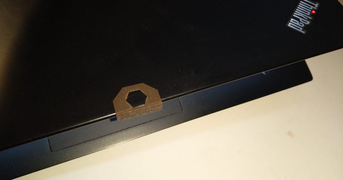 Lenovo Thinkpad Privacy Clip by b--rian | Download free STL model ...