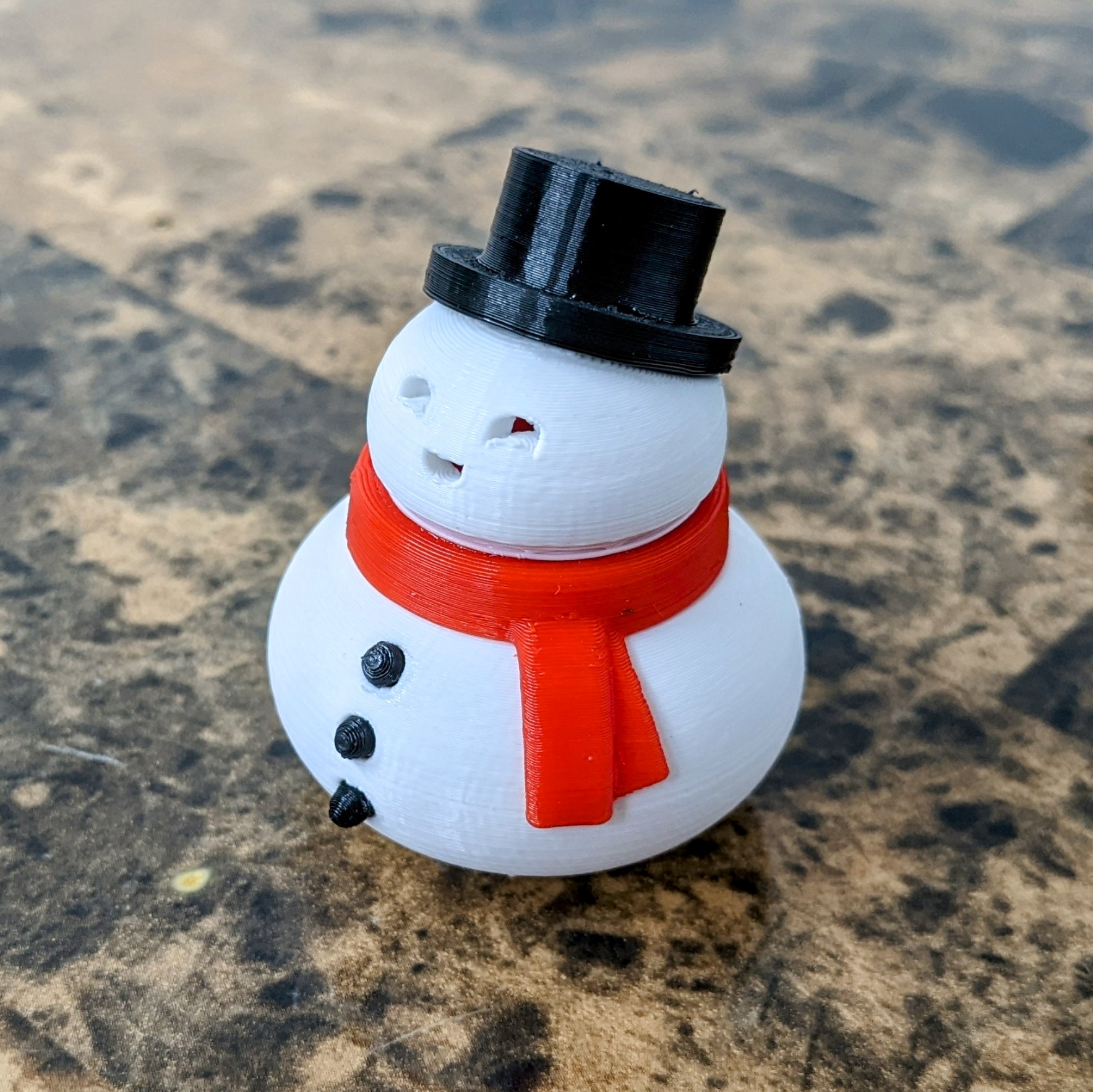 Cute Happy Lil Snowman by Adam from Powerbelt3D | Download free STL ...