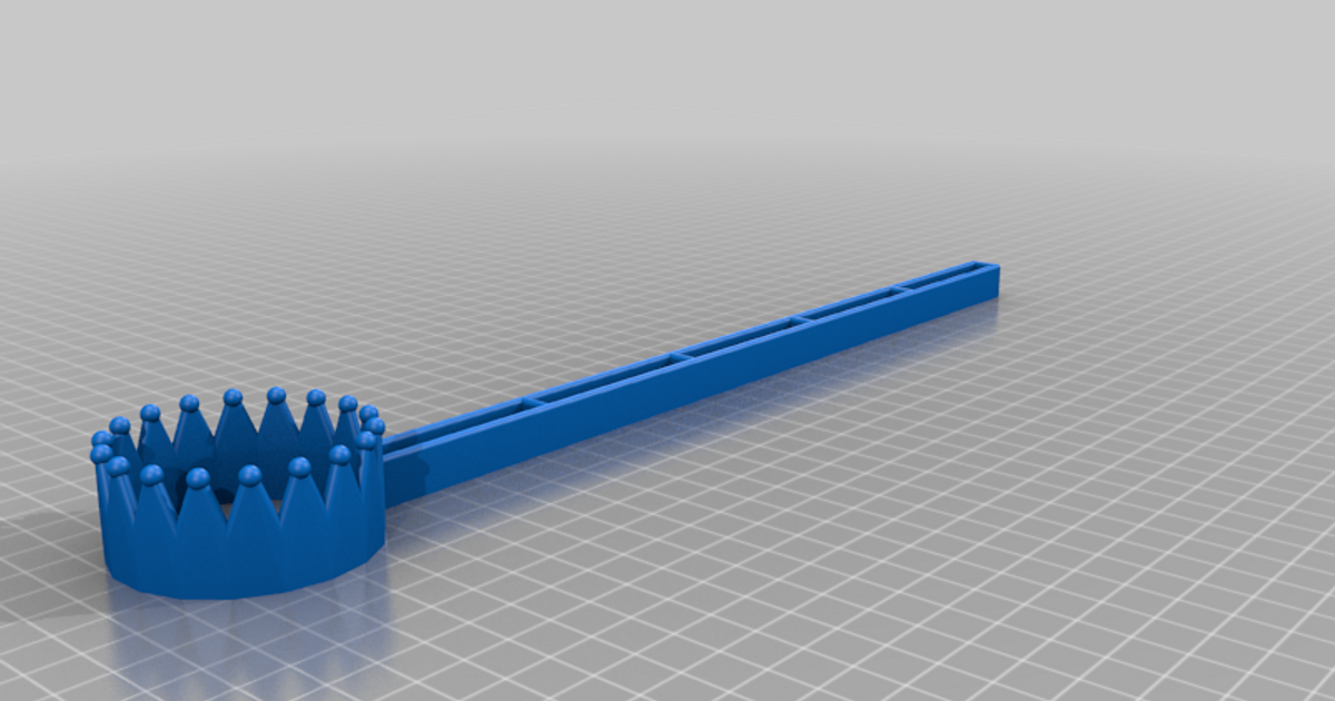 Crown_rake by Fujin Raijin | Download free STL model | Printables.com