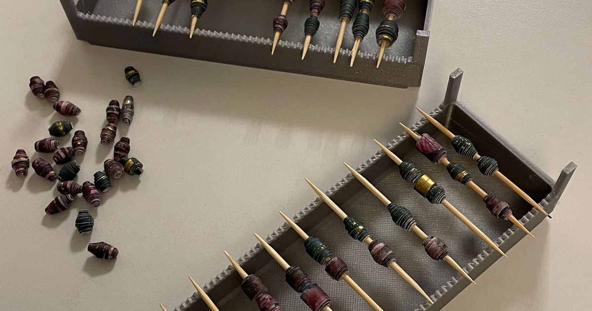 Paper Bead Stackable Drying Tray by Jason | Download free STL model ...