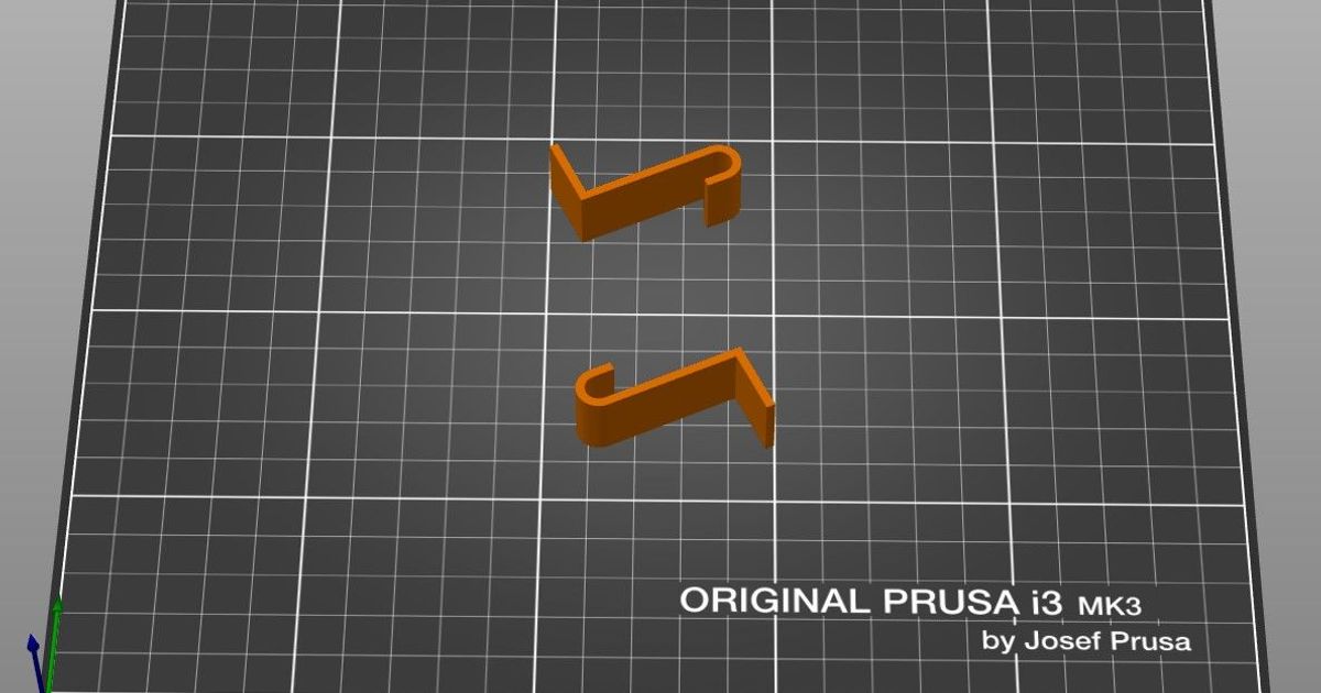 window hooks for curtain rail by dhiertz | Download free STL model ...
