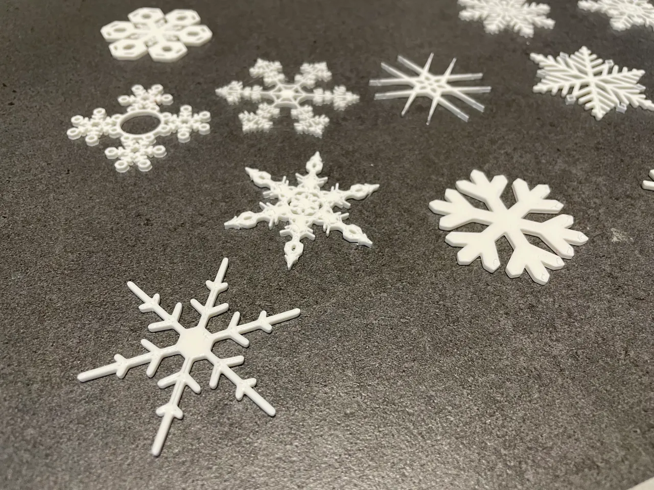 Snow Flakes Christmas / Winter - Collection - 16 Snowflakes (window or ...