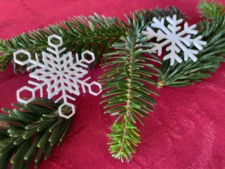 Snow Flakes Christmas / Winter - Collection - 16 Snowflakes (window or ...