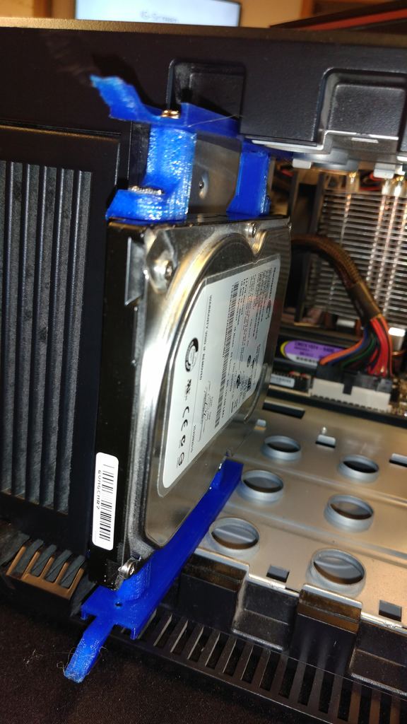 3.5" to 5.25" Bay adapter for hard drives + slider by eried | Download ...