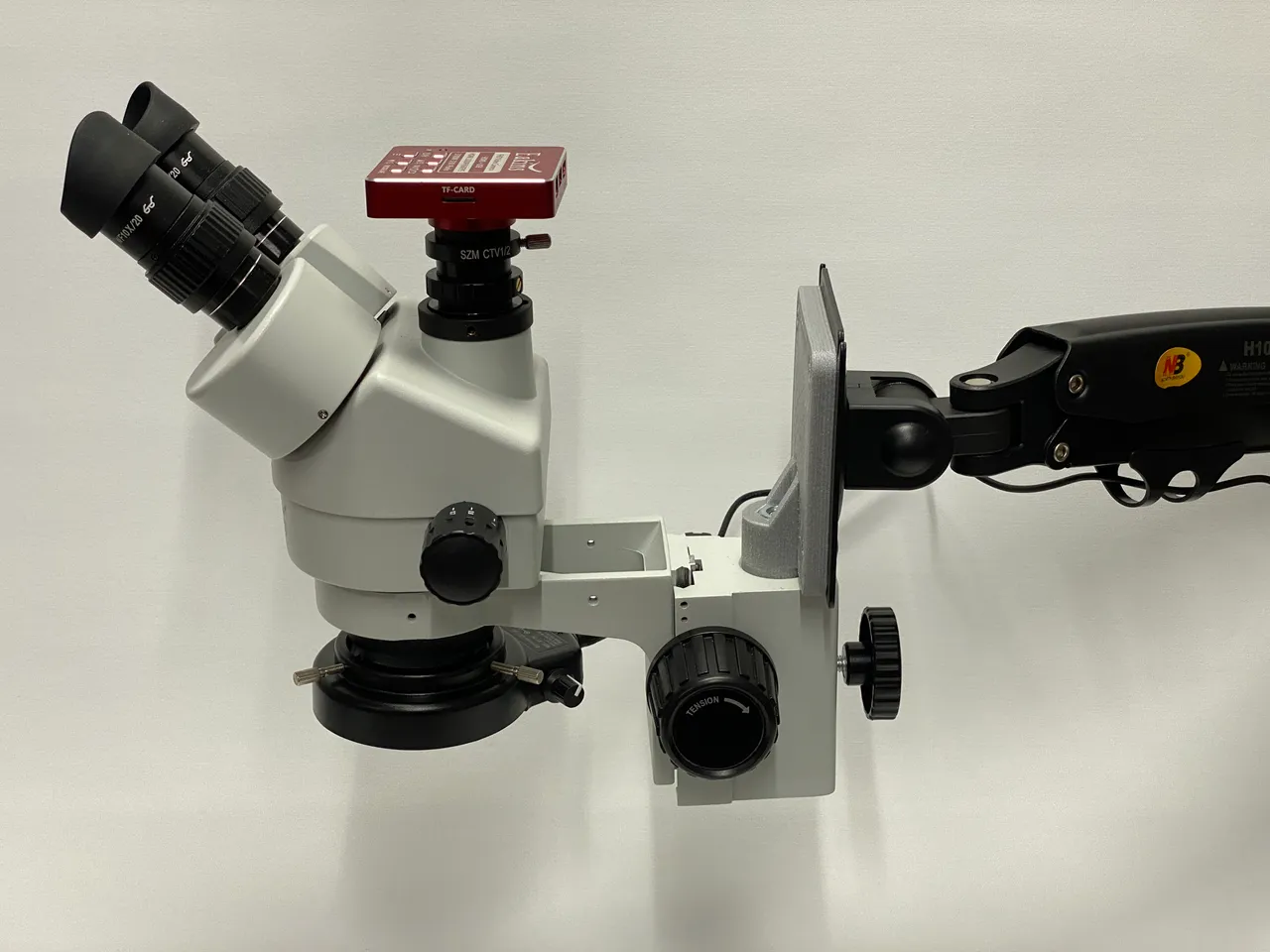 Microscope to Vesa mount adapter by MG Mech | Download free STL model ...