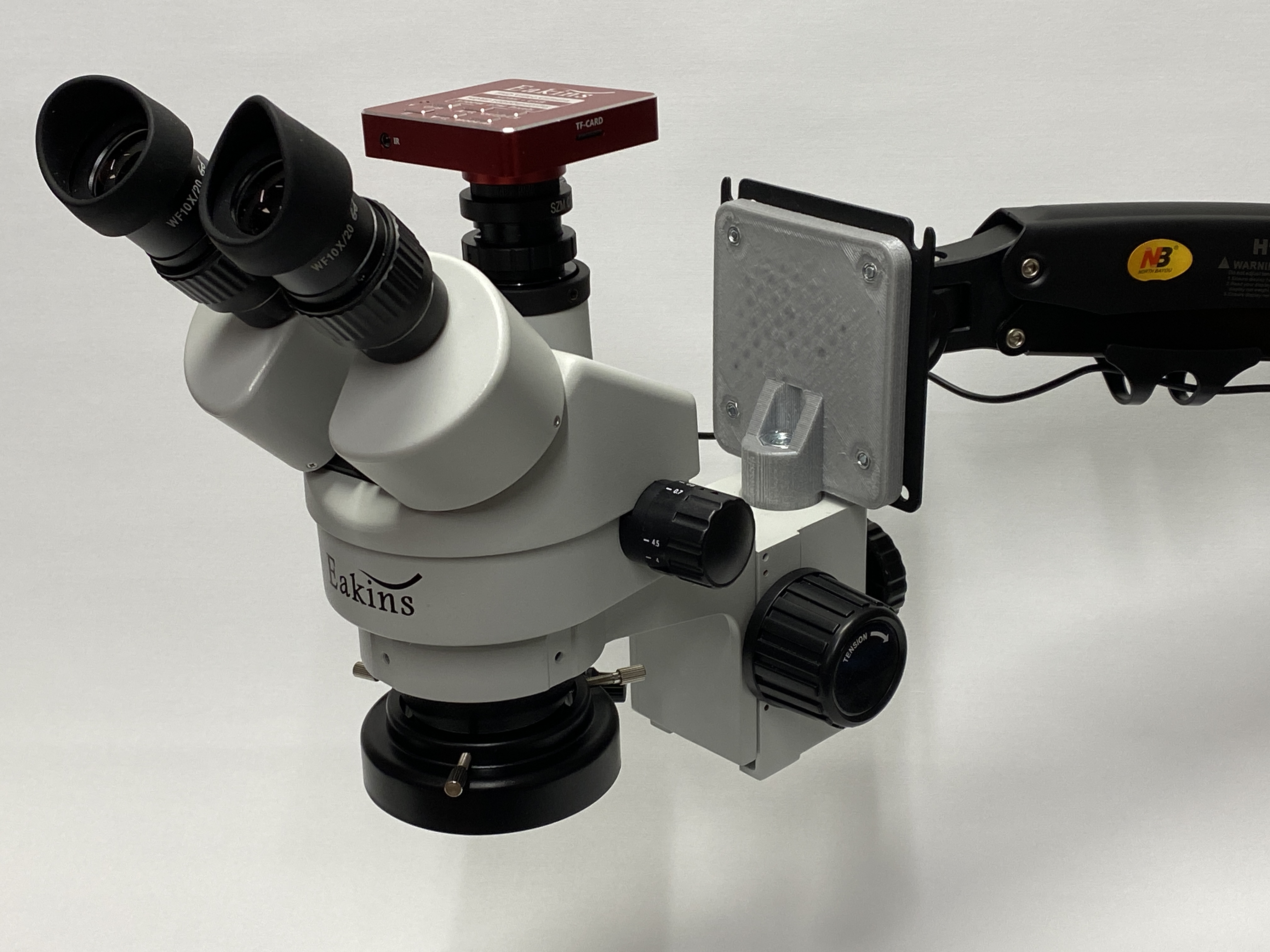 Microscope to Vesa mount adapter by MG Mech | Download free STL model ...