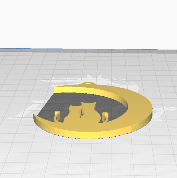 cats in half moon thinner by Cal Roberts | Download free STL model ...