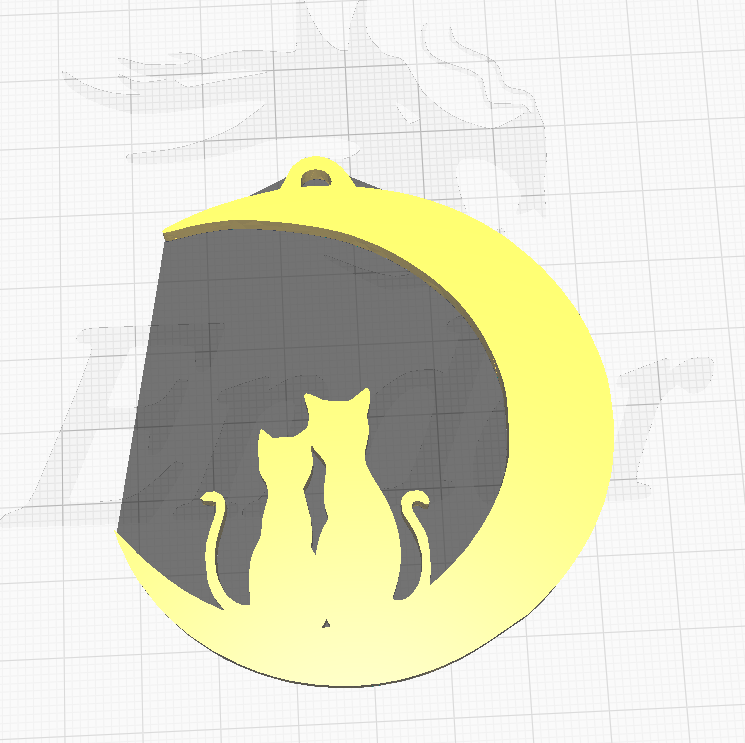 cats in half moon thinner by Cal Roberts | Download free STL model ...