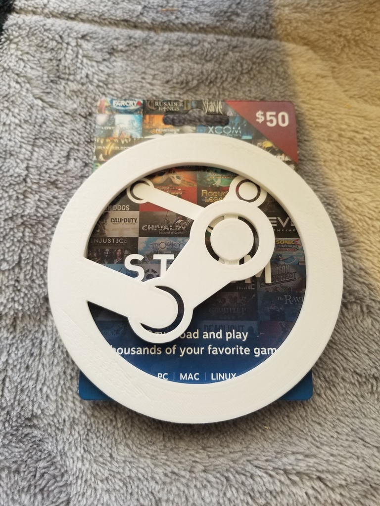 Steam Gift Card Holder by prider | Download free STL model | Printables.com