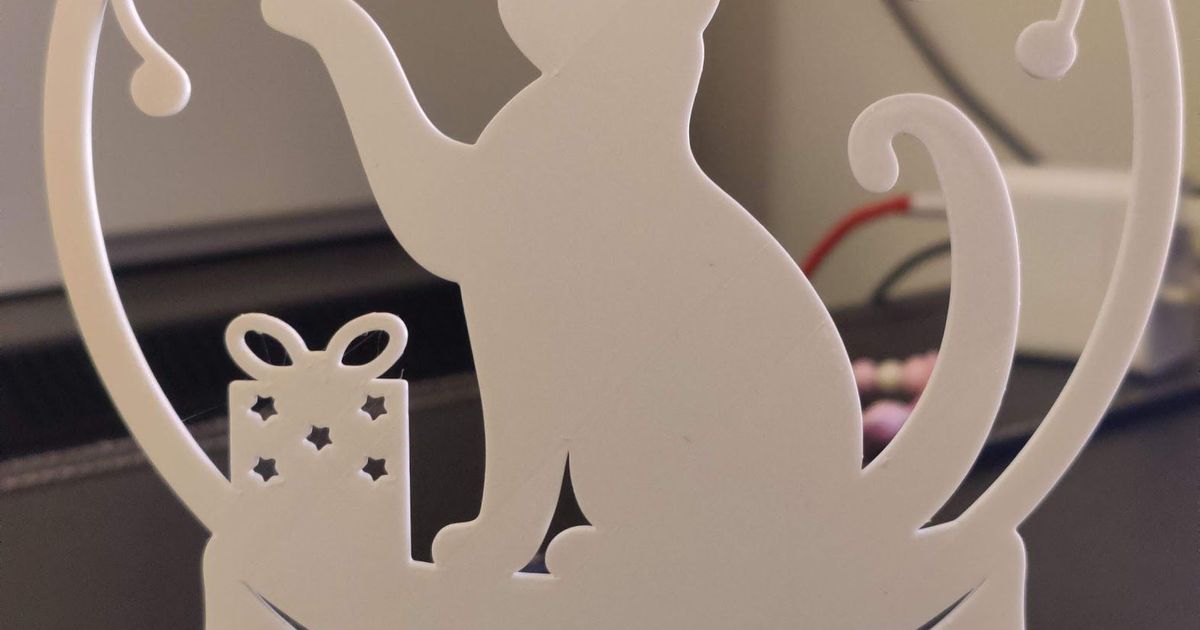 Snow Globe - Miki Cat by pedrolamas | Download free STL model ... Snow Globe - Miki Cat by pedrolamas | Download free STL model ...