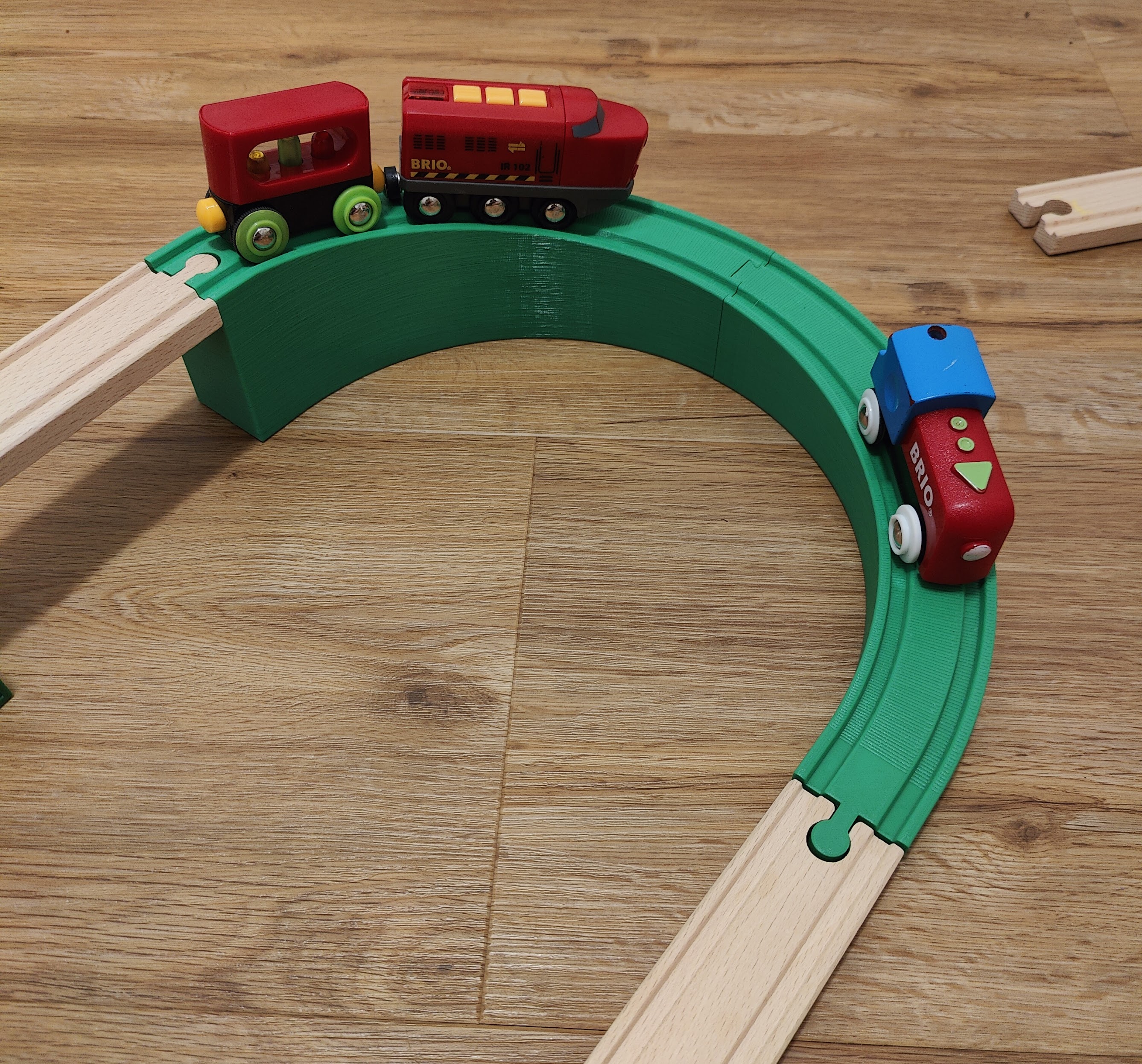 180° Brio Uphill Track by Johannes E | Download free STL model ...