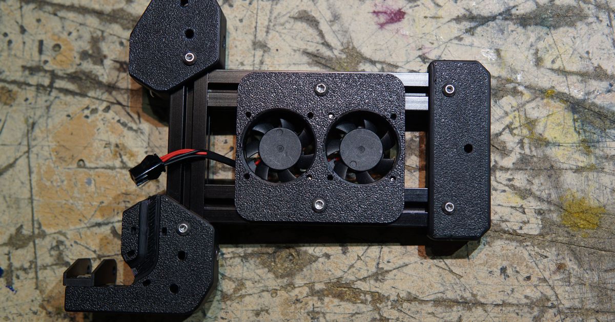 Voron 0.1 Bed fan mount by nagelwerkstatt | Download free STL model ...