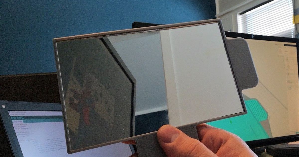 Mirror bezel/handle by eried | Download free STL model | Printables.com
