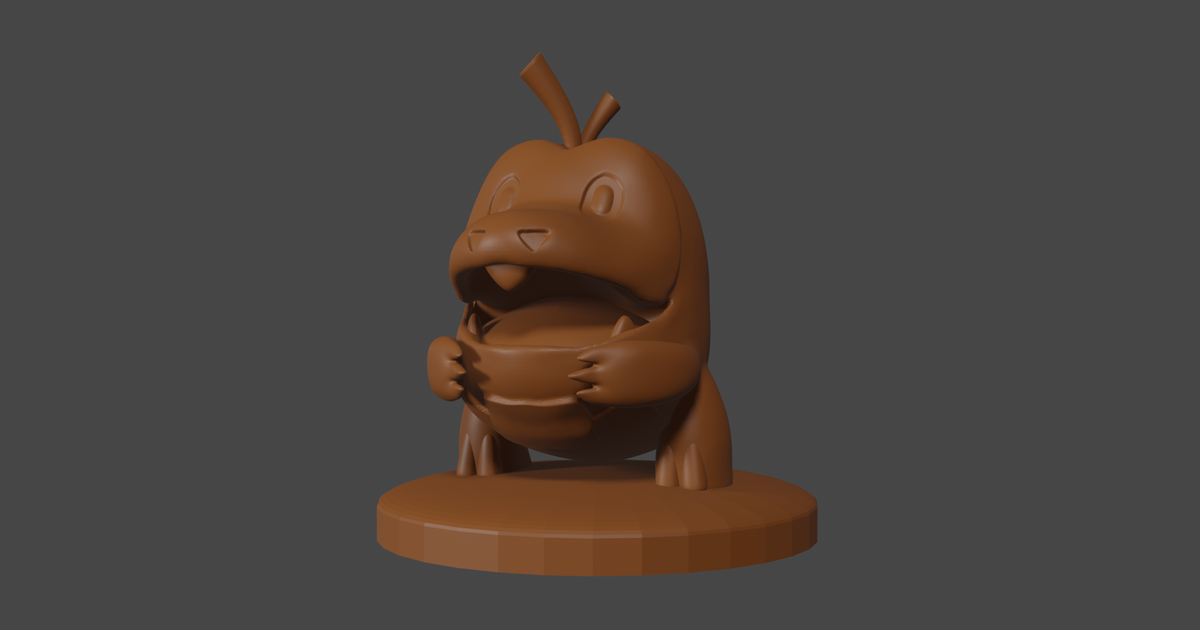 Pokemon inspired, Fuecoco, Tabletop DnD miniature by ...