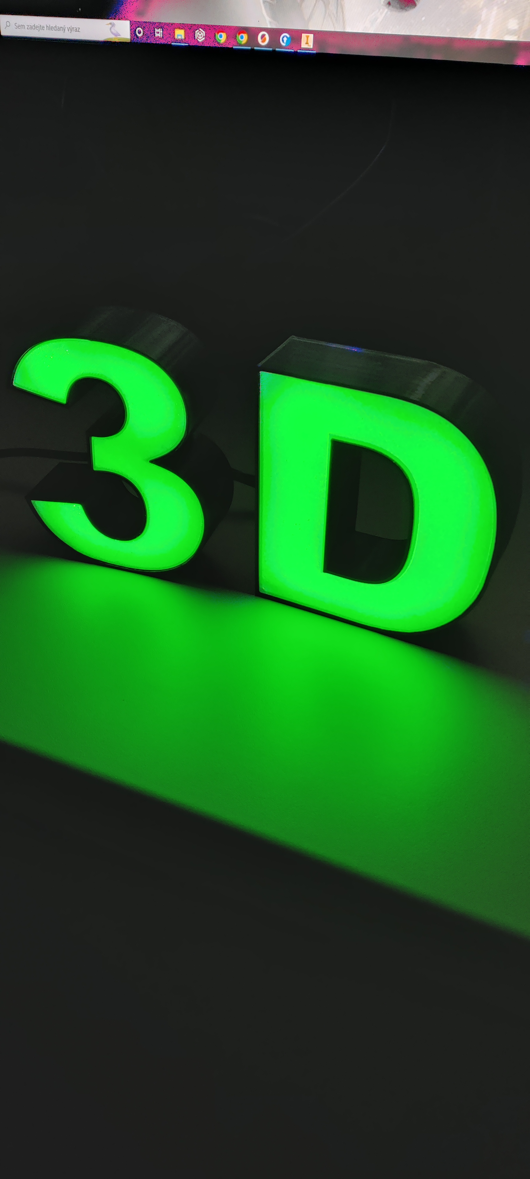 Luminous alphabet by Jarda Linek | Download free STL model | Printables.com