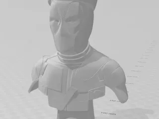 deadpool as Santa-pool bust by alon-zil | Download free STL model ...