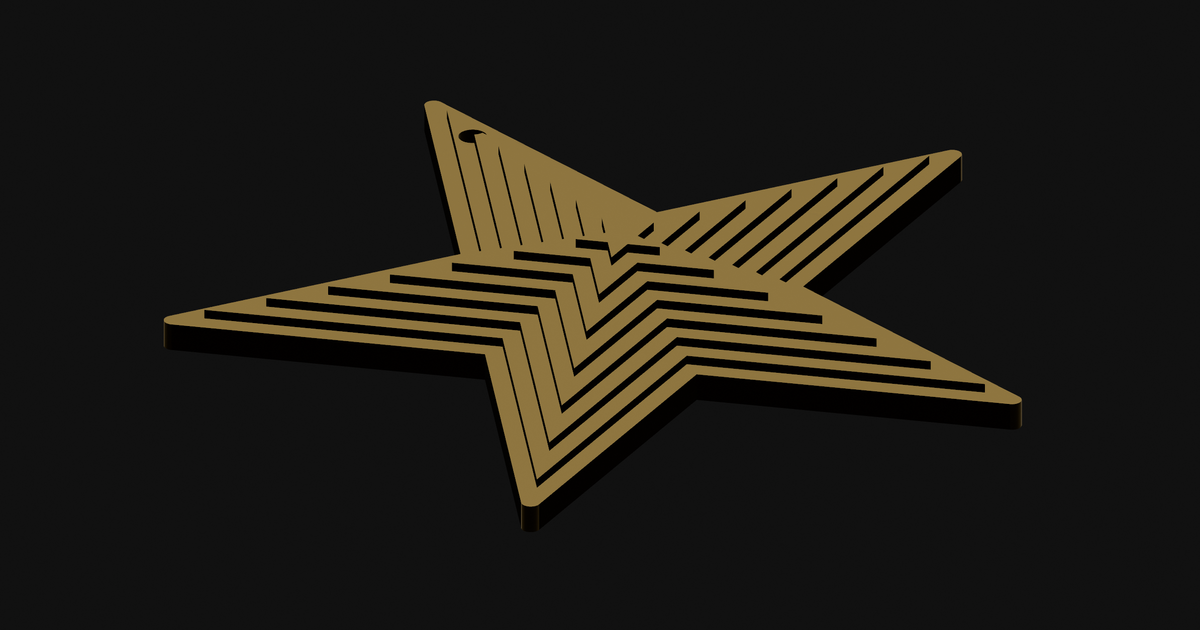 Set of stars by Romain | Download free STL model | Printables.com