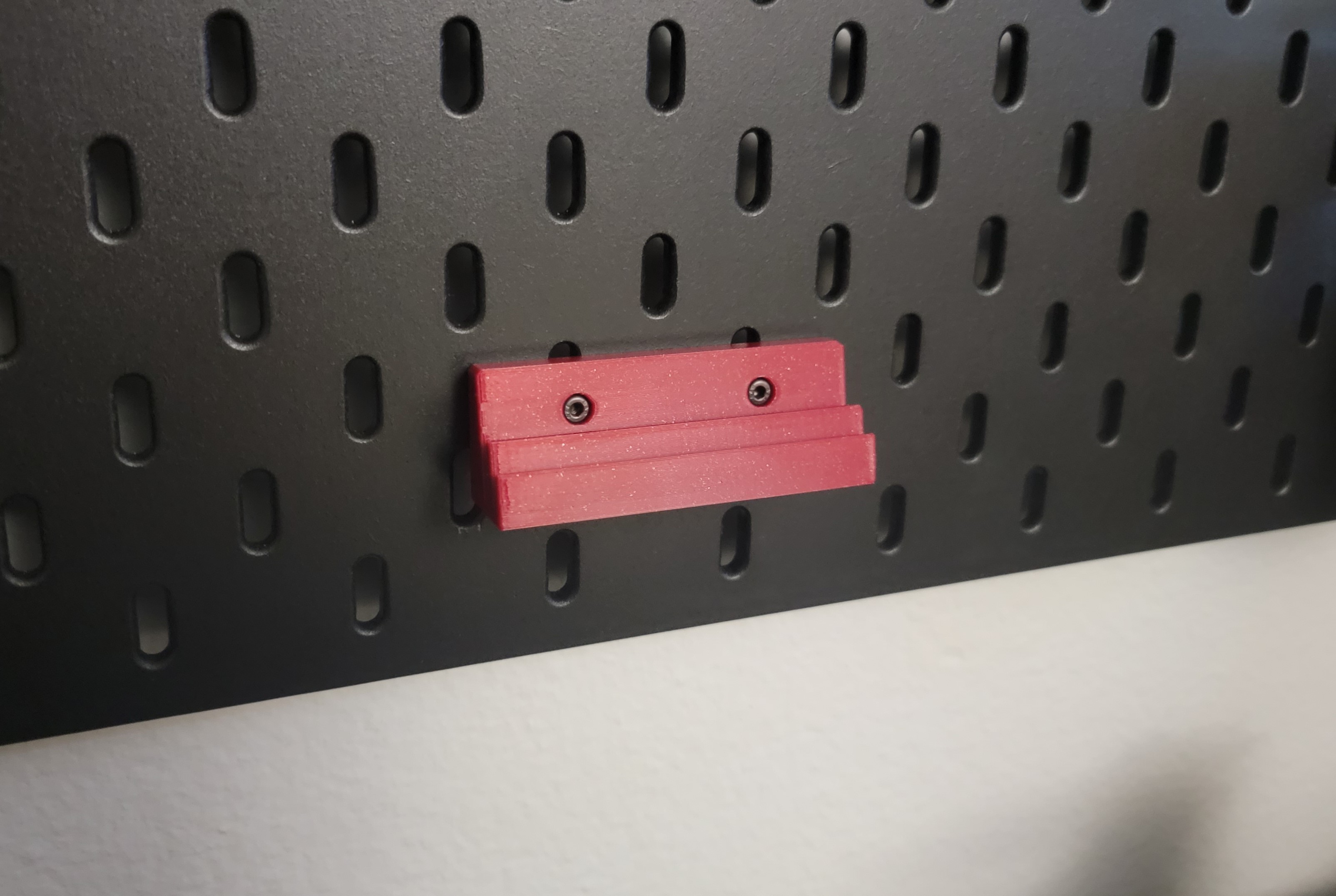 Skadis Ruler Mount by moshmast | Download free STL model | Printables.com