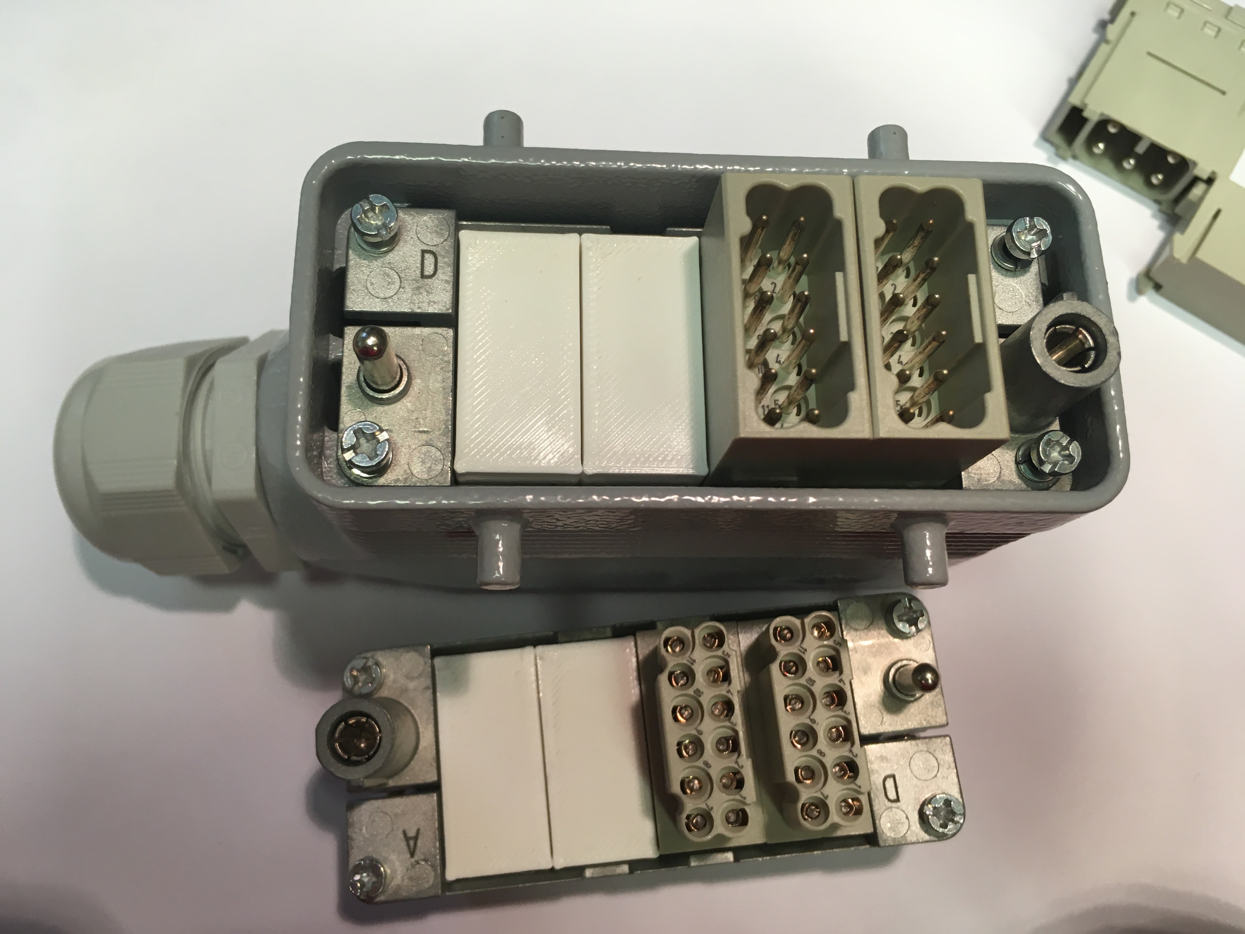 Dummy module for Harting Han-modular connector by SHR3D.eu | Download ...