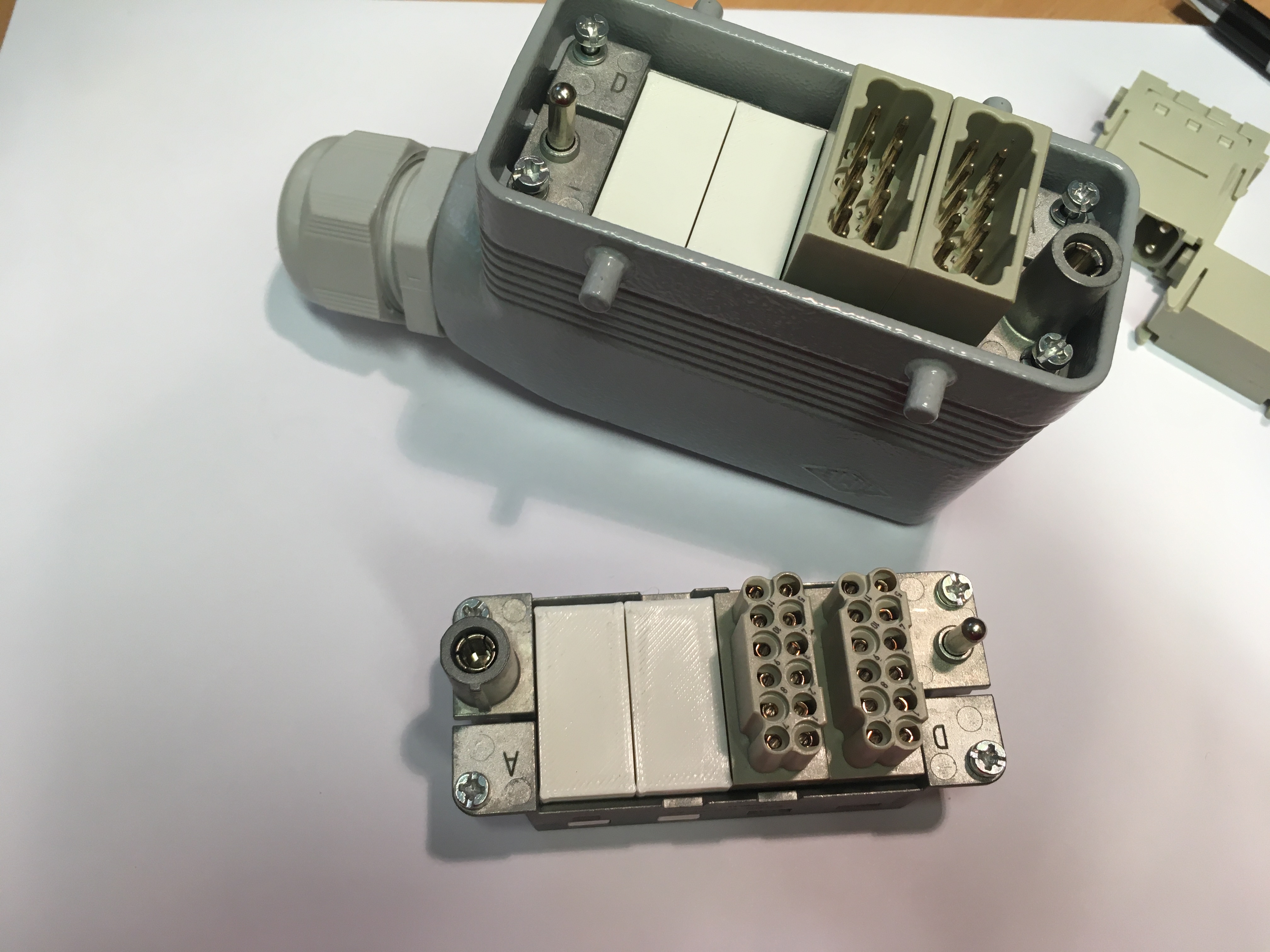 Dummy module for Harting Han-modular connector by SHR3D.eu | Download ...