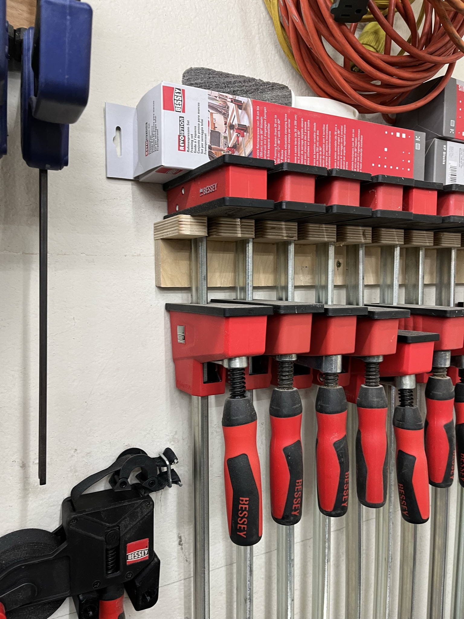 Bessey K Body Revo Clamp Wall Mount by greecher | Download free STL ...