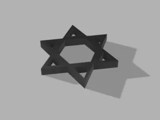 The Star of David by HDParradox360 | Download free STL model ...