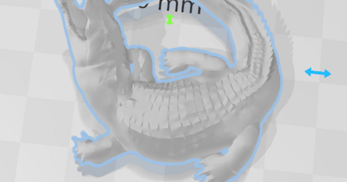 Croc minus base by Braxman | Download free STL model | Printables.com