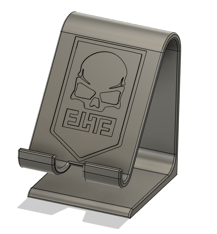 A smartphone stand with the COD ELITE logo by Hellcashew | Download ...