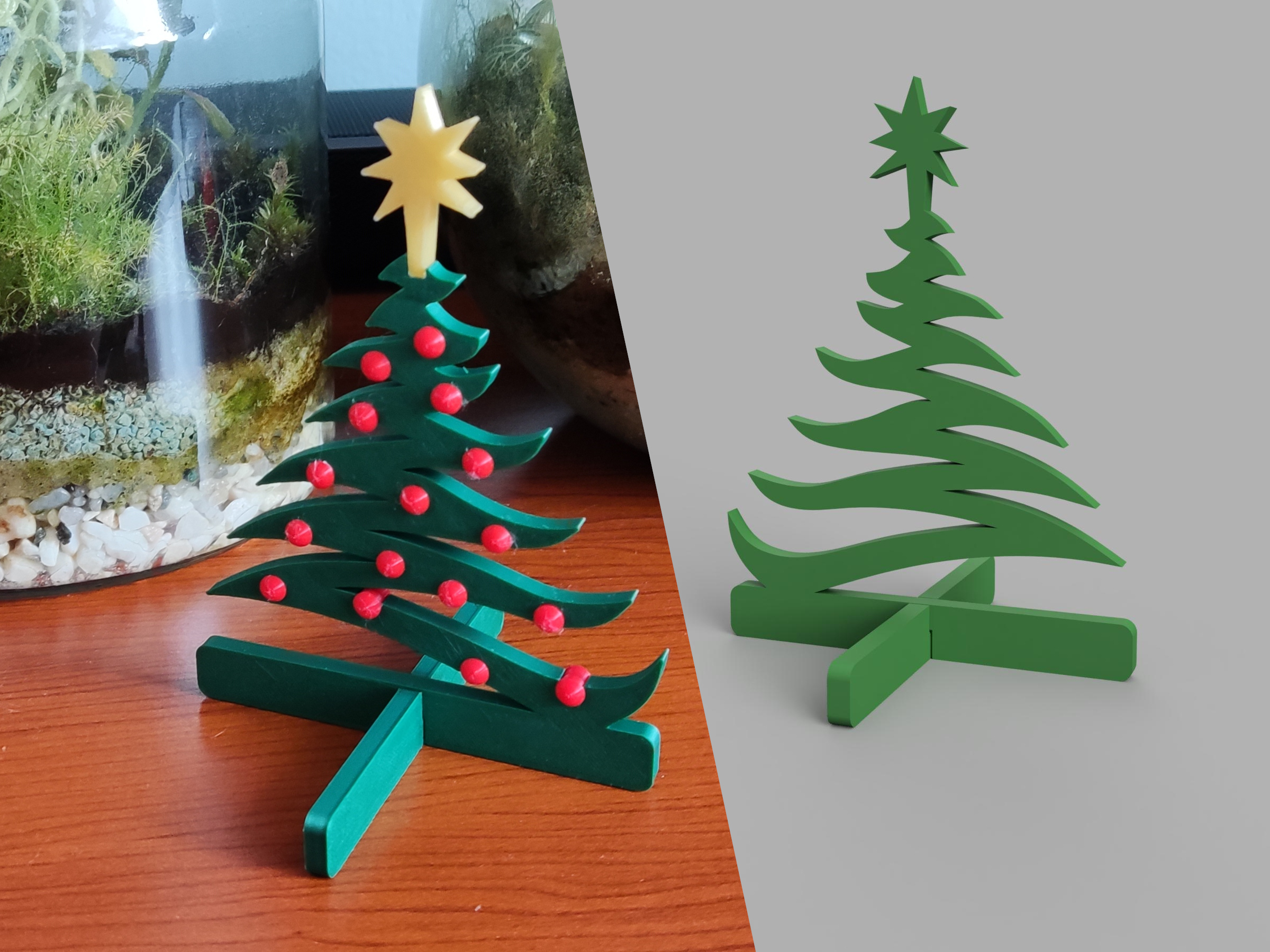 Christmas tree with baubles by Wojciech Kawa | Download free STL model ...