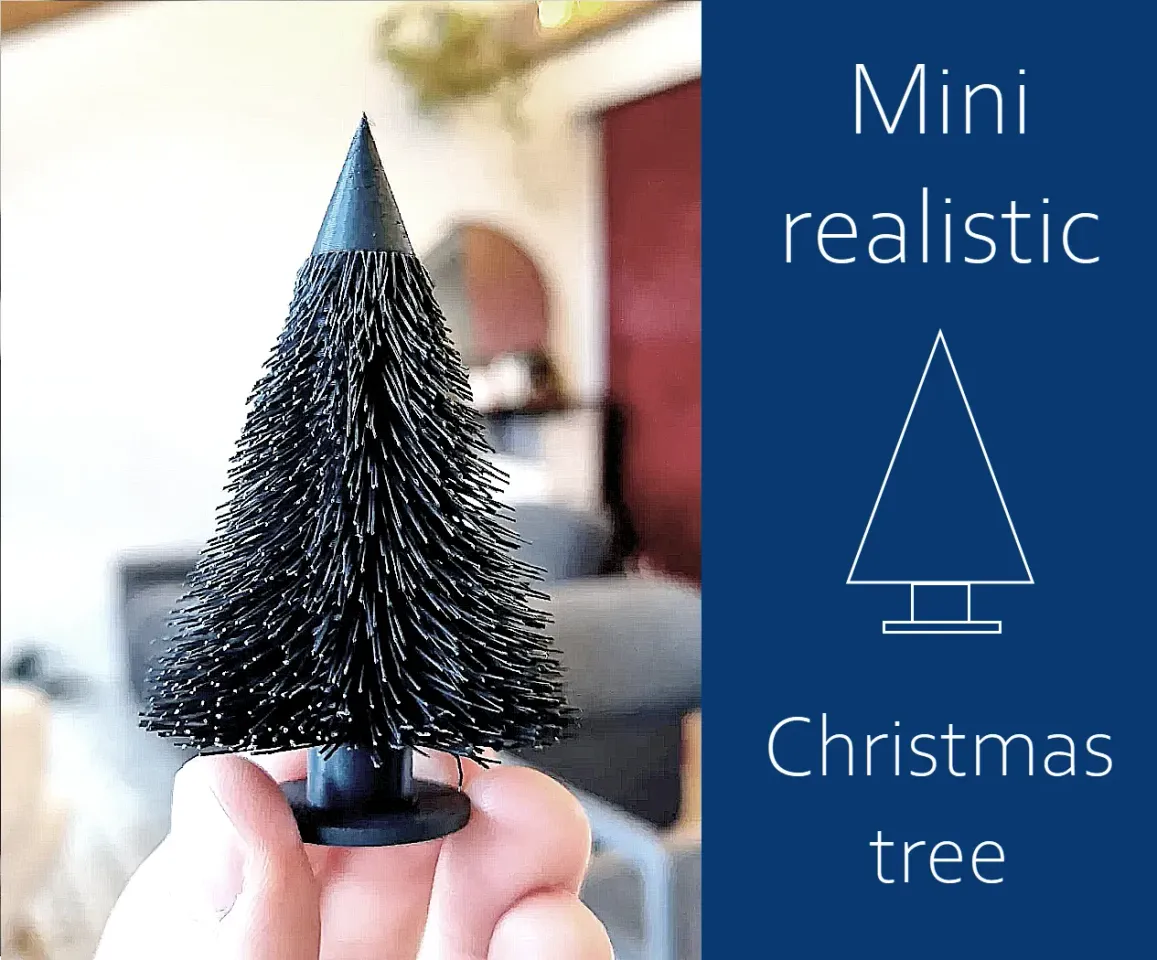 Mini realistic Christmas tree by Hugo | Download free STL model ...