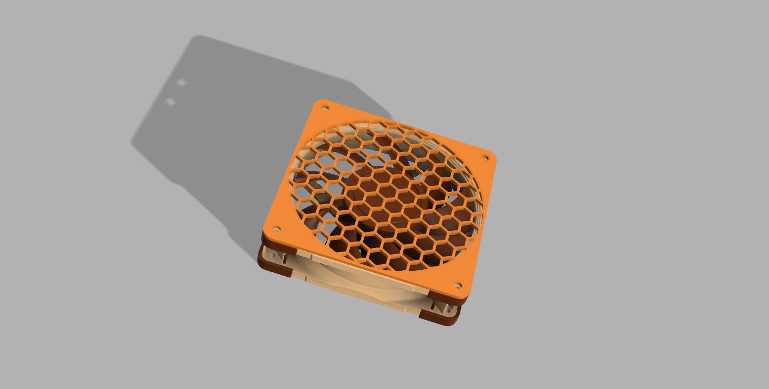 Hex-Fan-Cover-120mm von Thomas Weber | Kostenloses STL-Modell ...