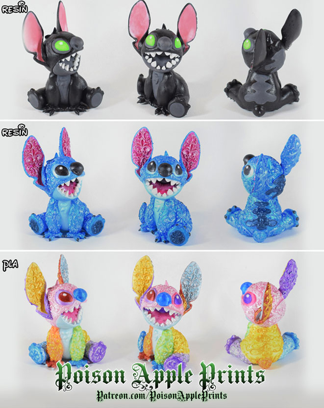 Disney Ornamental Stitch by Poison Apple Prints | Download free STL ...