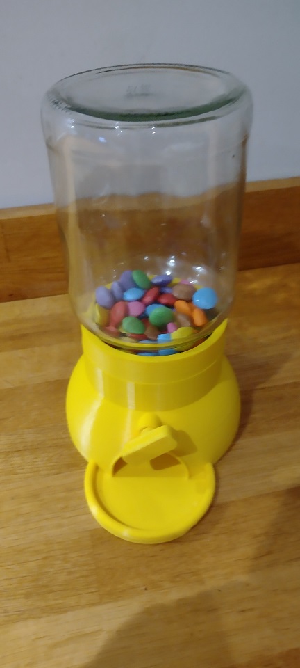 Remodelled files for the Nutella Candy Dispenser for Douwe Egberts 190 ...