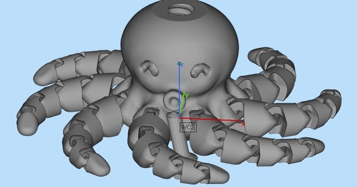 modular cute mini octopus to add differents types of hat par QuentinG ...