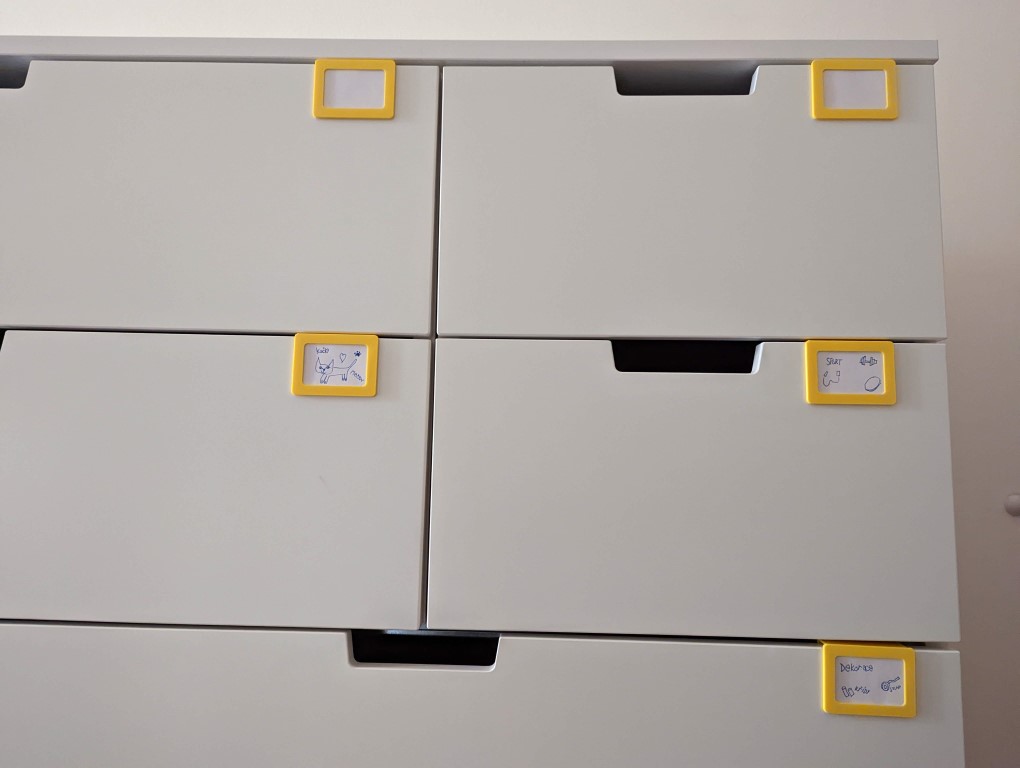 Drawer label (with Fusion360 sources) by Dežo | Download free STL model ...