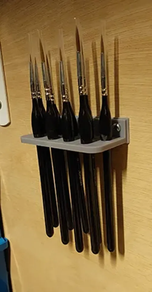 Paintbrush holder by NitrousPeach | Download free STL model ...