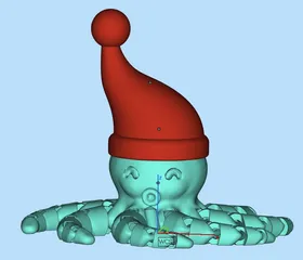 Christmas Octopus by Malatoke | Download free STL model | Printables.com