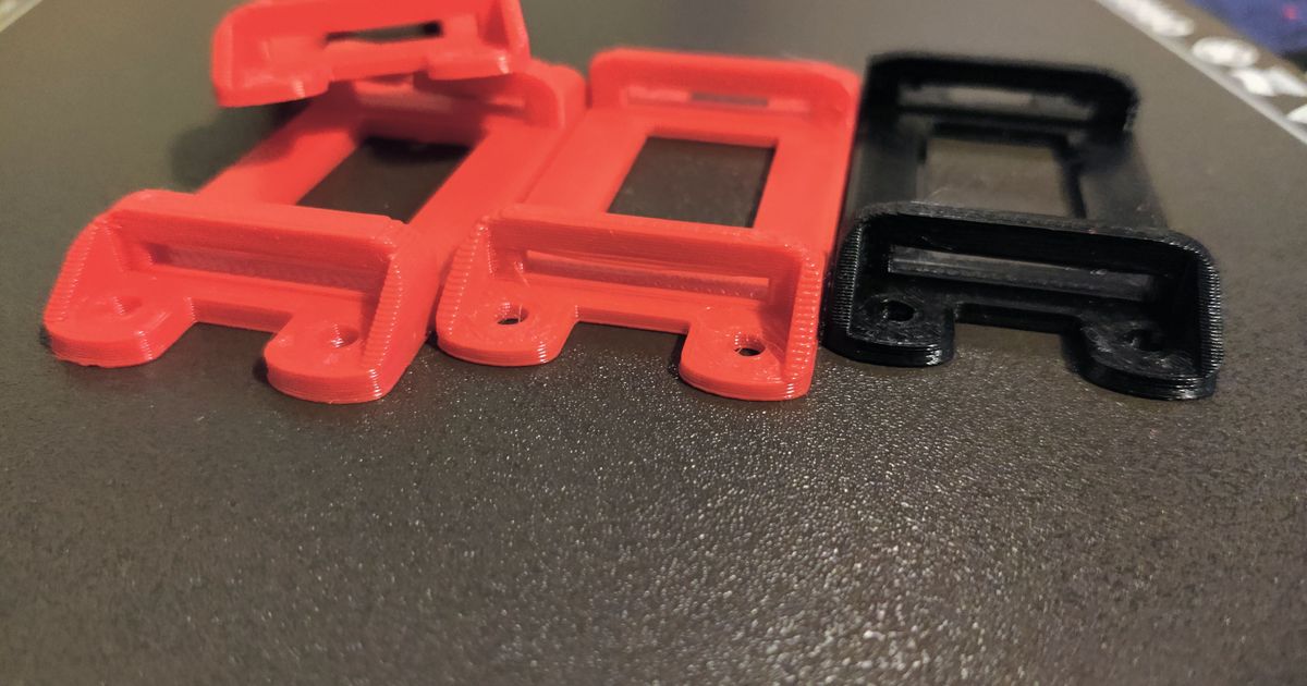 Velcro Cable Mount v4 (1 inch) by TypicalPolar | Download free STL ...