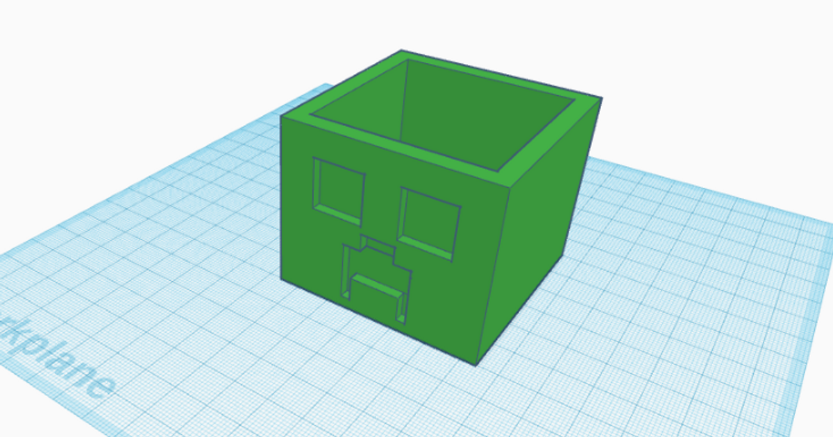Minecraft Creeper Box by Jack G | Download free STL model | Printables.com