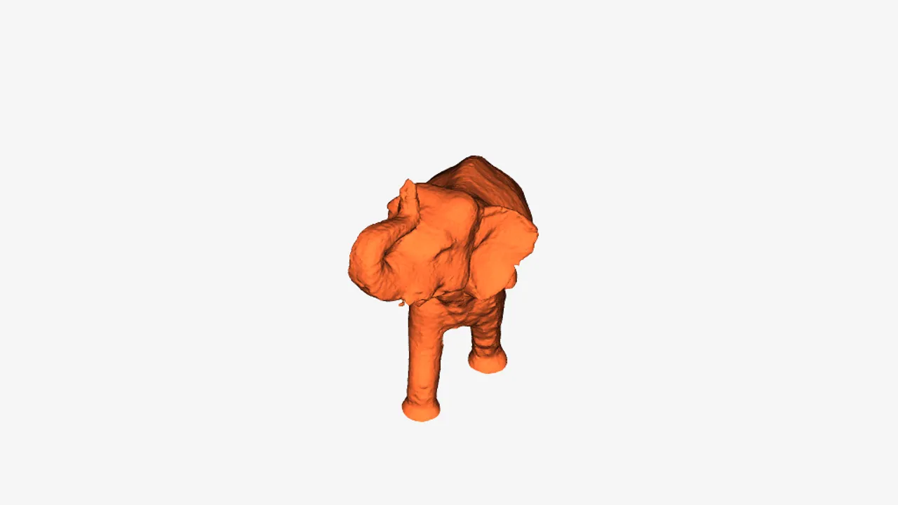 Elephant model 3D scan by HD_Creator | Download free STL model ...