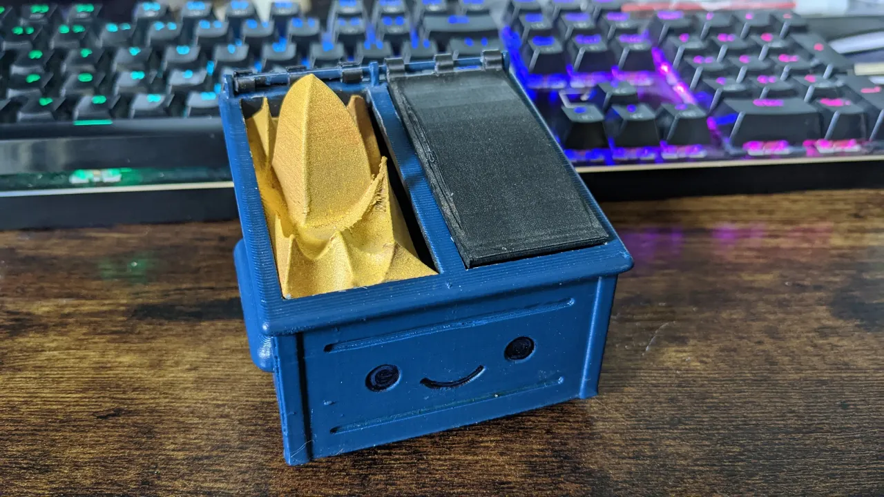 Cute Dumpster Fire by roboticide | Download free STL model | Printables.com