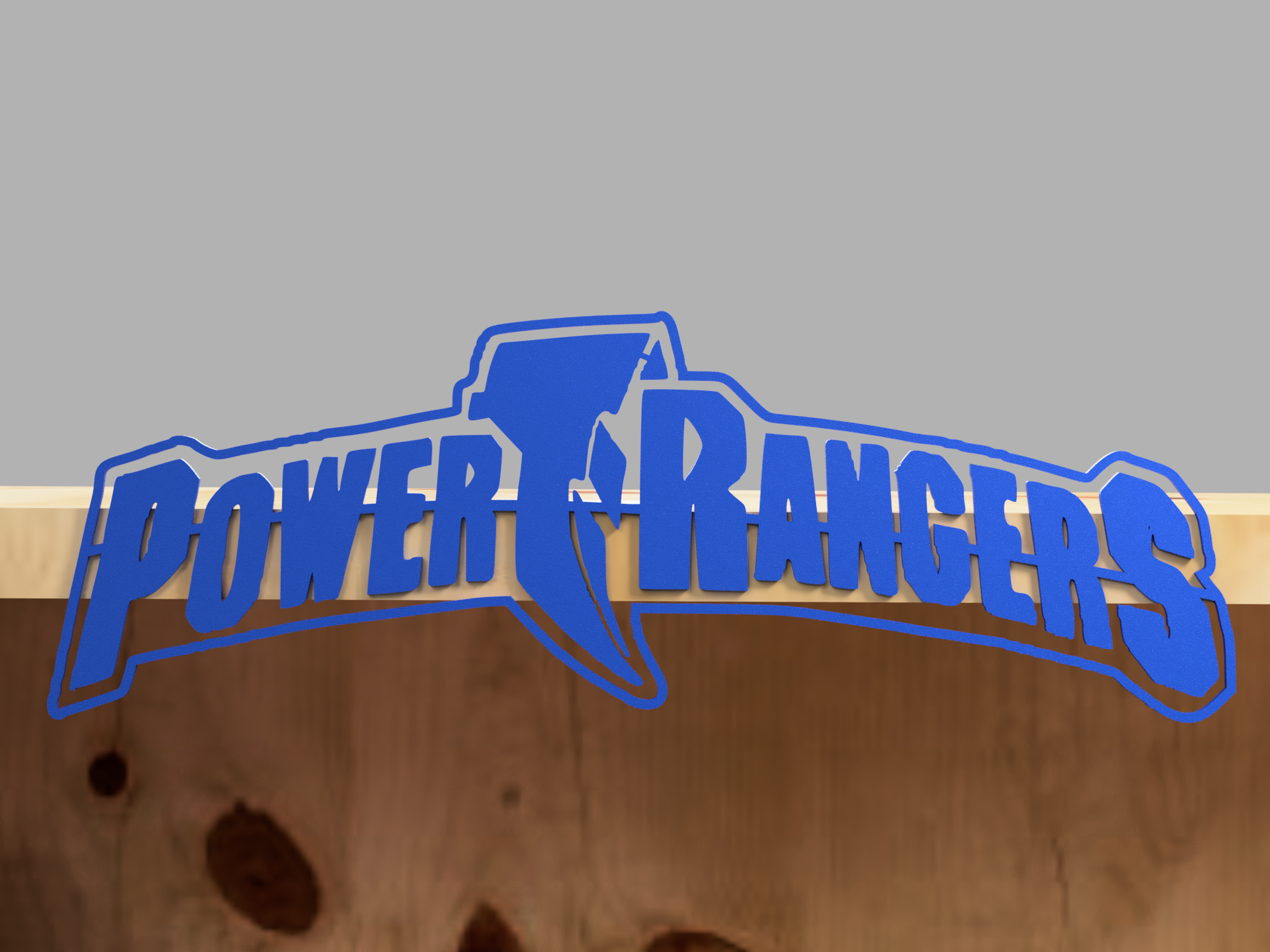 Power Rangers sign par Joe | Téléchargez gratuitement un modèle STL ...