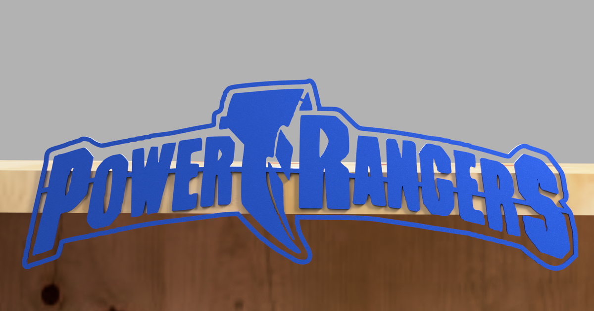 Power Rangers sign par Joe | Téléchargez gratuitement un modèle STL ...