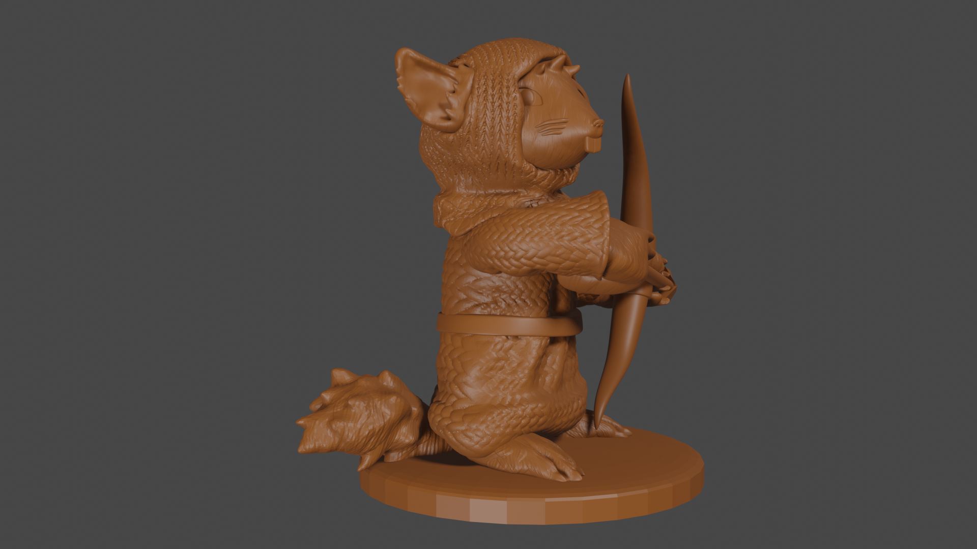Secret of Mana inspired, Chobin Hood, Tabletop DnD miniature by ...