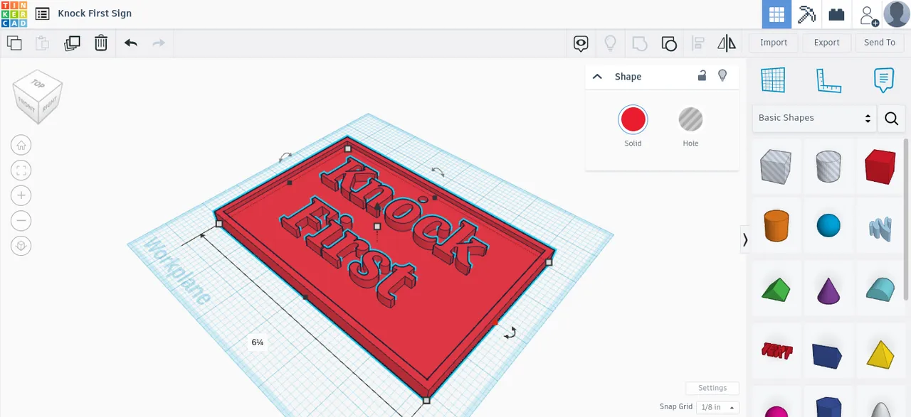 Knock First Sign by Jack G | Download free STL model | Printables.com