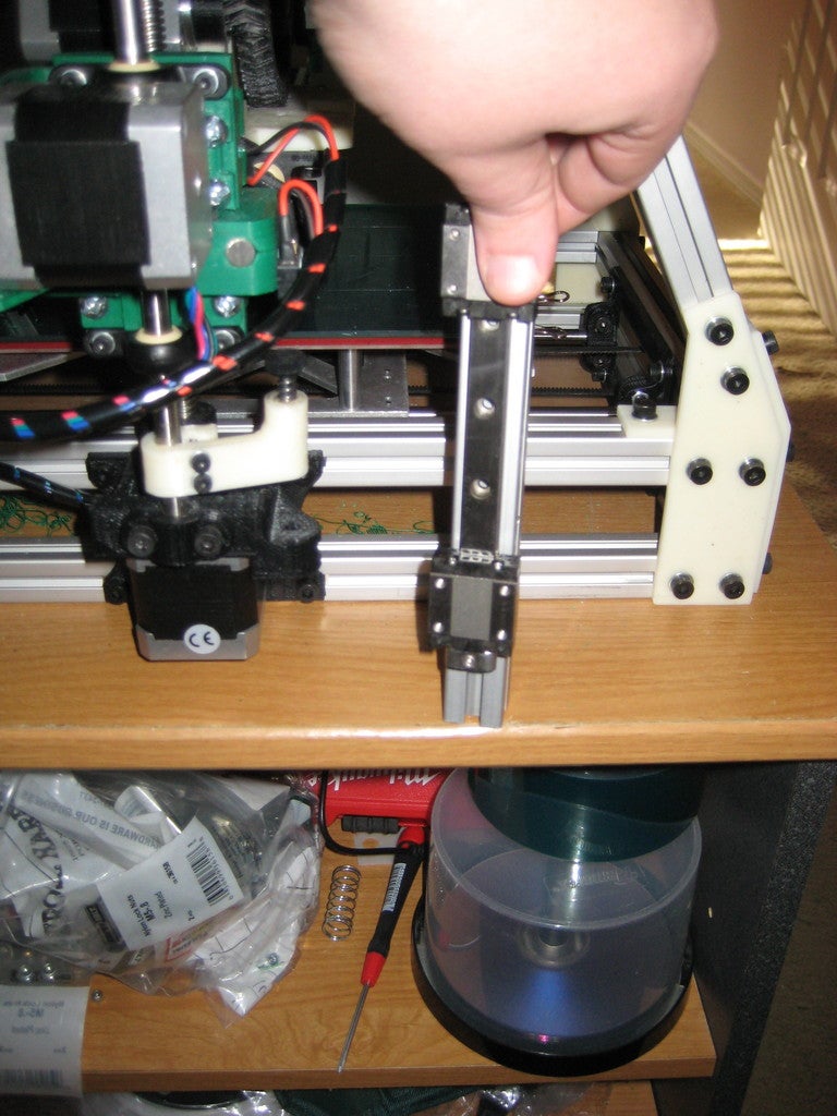 Linear Rail Z Axis for Lulzbot AO-10x and mendelmax printers by Piercet ...